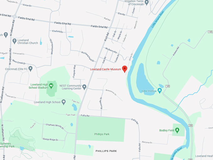 Loveland Castle Museum 10 Map