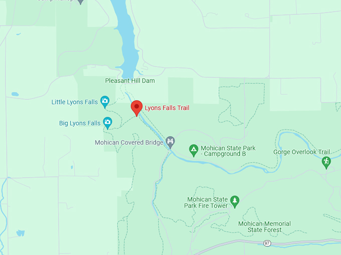 Lyons Falls Trail 10 Map
