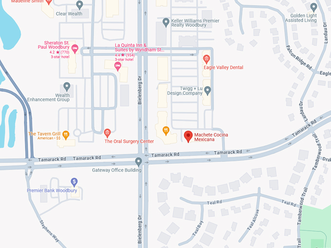 Machete Cocina Mexicana 10 Map