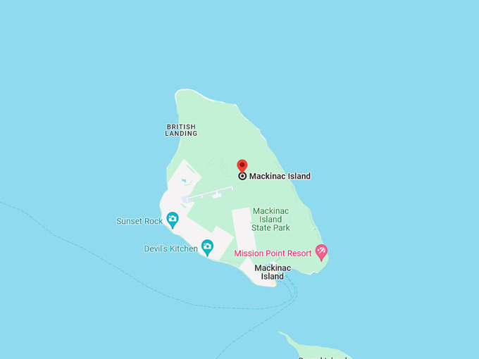 Mackinac Island 10 Map