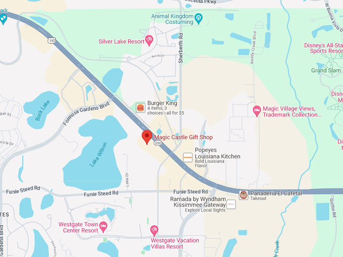 Magic Castle Gift Shop 10 map