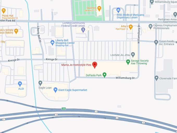 Mama Jo Homestyle Pies 10 Map