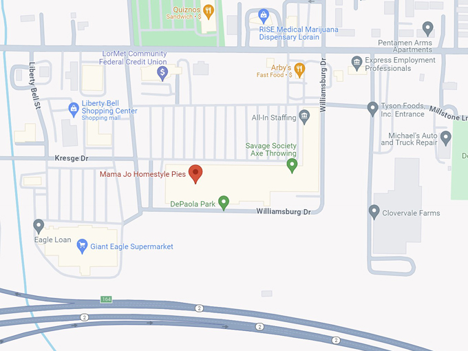 mama jo homestyle pies 10 map