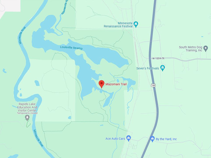 Mazomani Trail 10 map