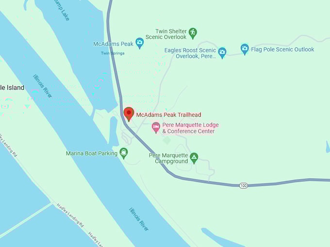 McAdams Peak Trail 10 Map