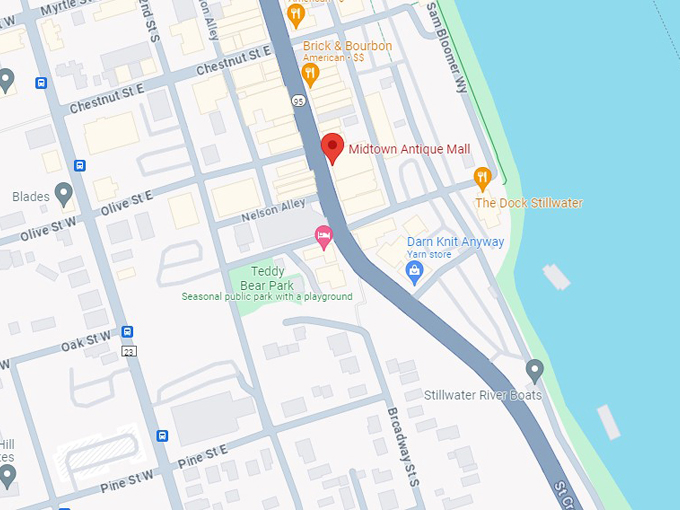 midtown antique mall 10 map