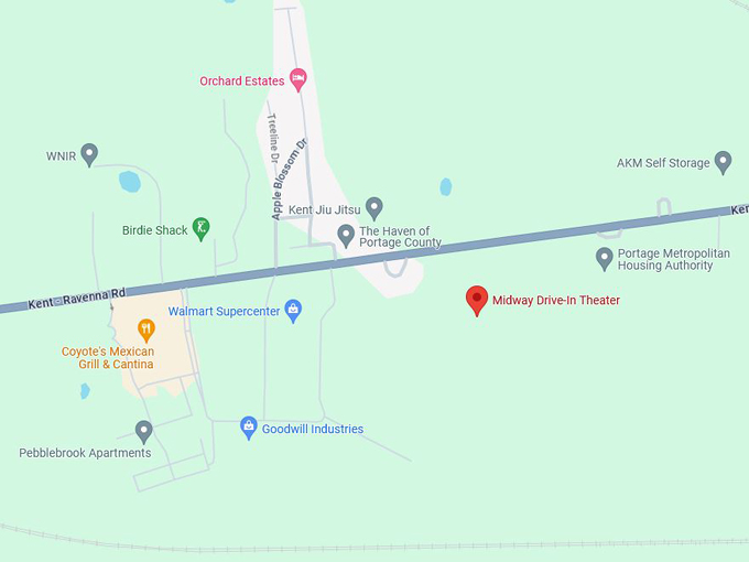 Midway Drive-In Theater 10 map