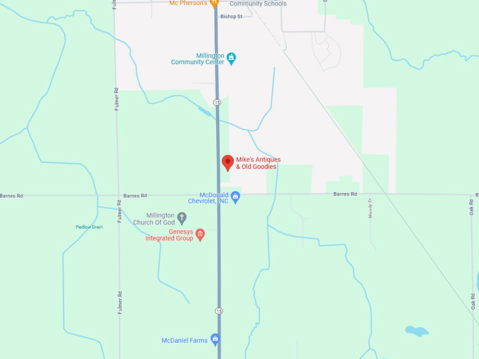 Mike's Antiques & Old Goodies 10 map