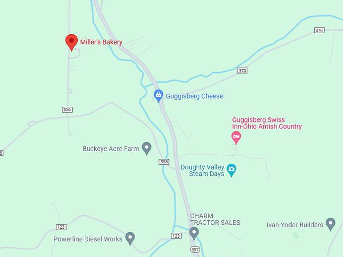 Miller&rsquo;s Bakery 10 map