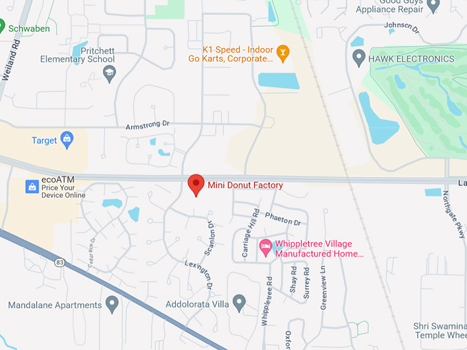 Mini Donut Factory 10 Map