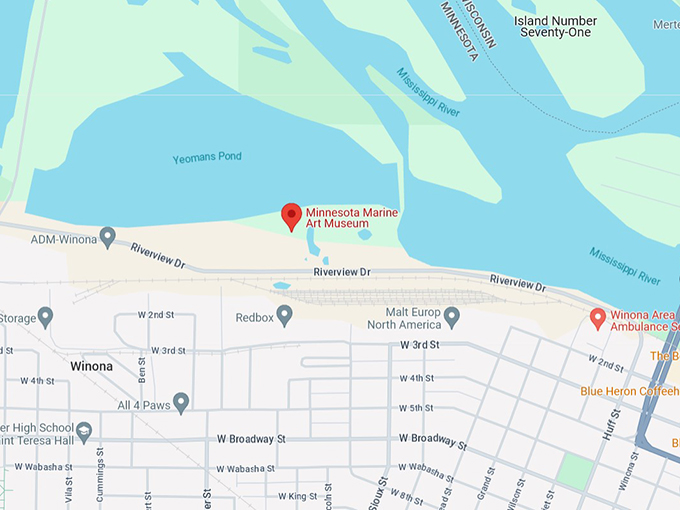 Minnesota Marine Art Museum 10 Map