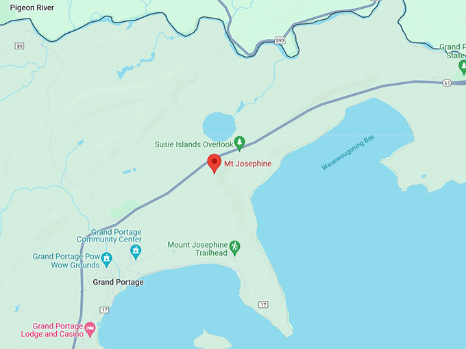 Mount Josephine Lookout Tower Trail 10 Map