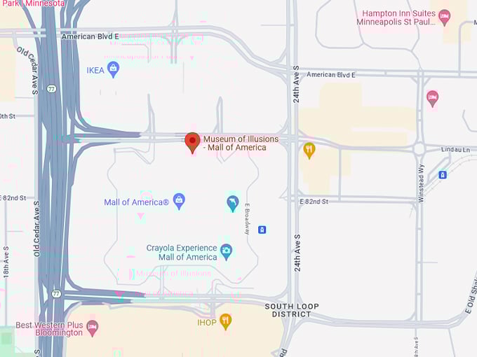 Museum of Illusions 10 Map