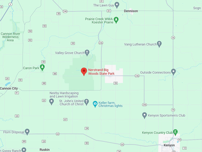 Nerstrand-Big Woods State Park 10 Map