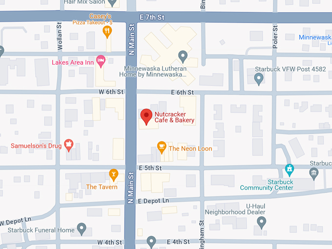 Nutcracker Cafe & Bakery 10 Map