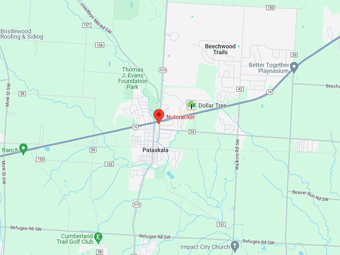 Nutcracker Family Restaurant 10 Map