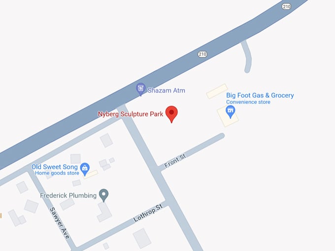 Nyberg Sculpture Park 10 Map