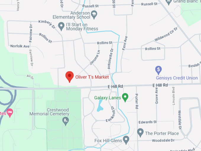 Oliver T's Market 10 map