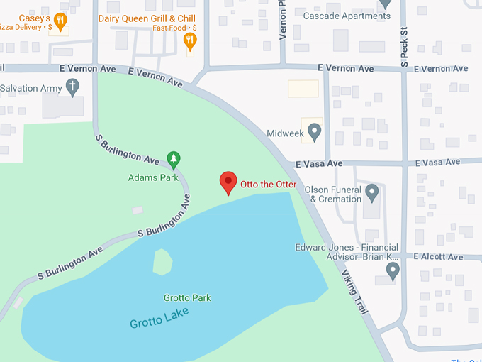 Otto the Otter 10 Map