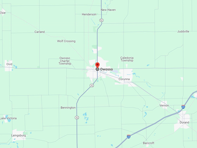 Owosso 10 map