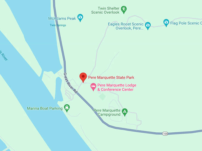 Pere Marquette State Park Map