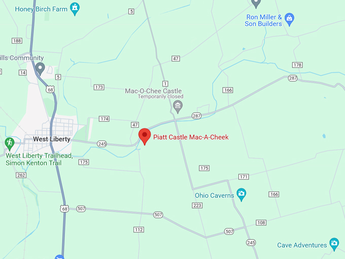 Piatt Castle Mac-A-Cheek 10 Map