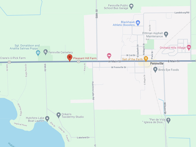 pleasant hill farm 9 map