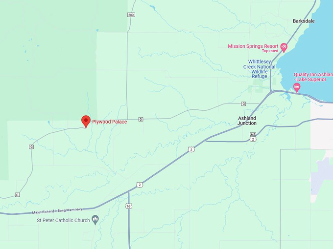 Plywood Palace 10 map