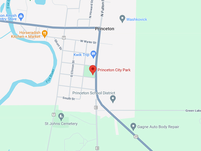 Princeton Flea Market 10 Map