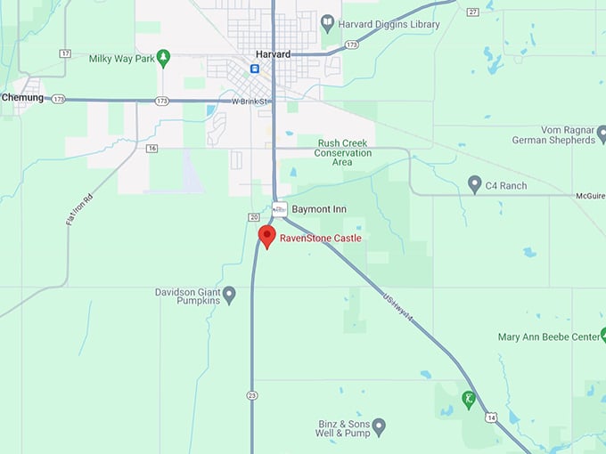 RavenStone Castle 10 Map