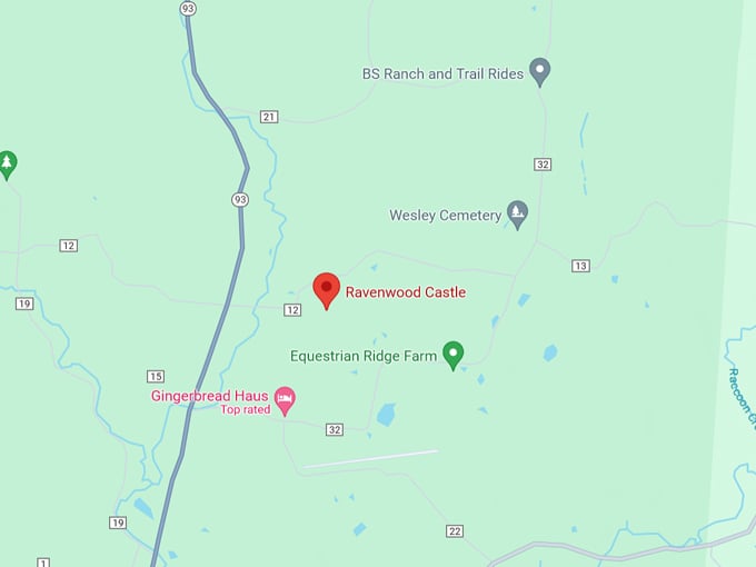 Ravenwood Castle 10 Map