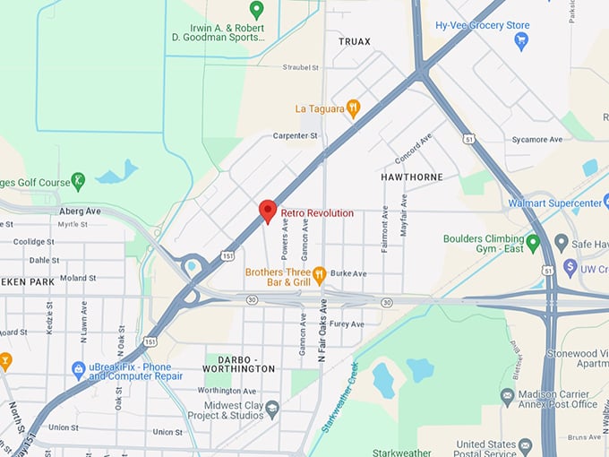 Retro Revolution 10 Map