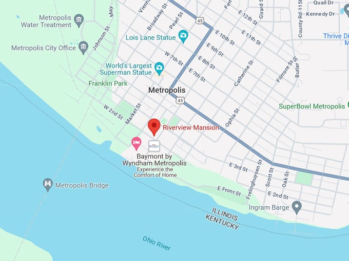 Riverview Mansion 10 Map