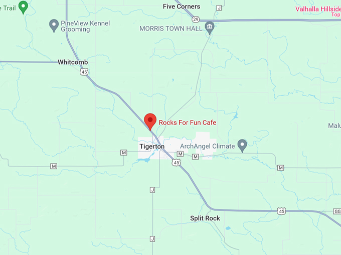 Rocks For Fun Cafe 10 Map