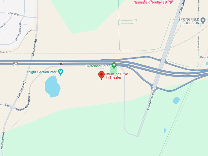 Route 66 Drive-In Theater 10 map