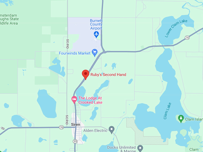 Ruby's Second Hand 10 Map