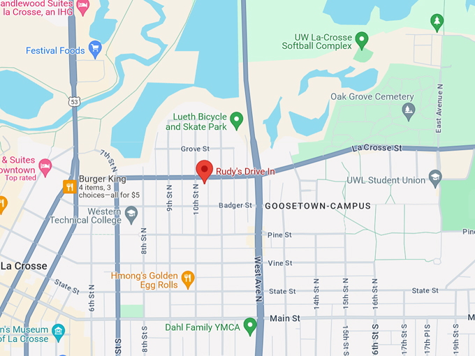 Rudy's Drive In Restaurant 10 Map