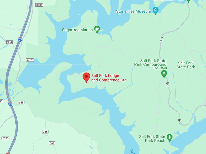 Salt Fork Lodge and Conference Center 10 Map