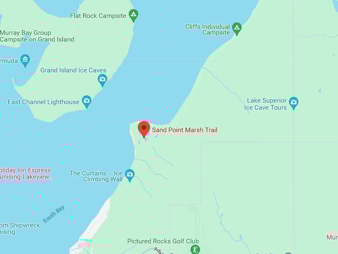 Sand Point Marsh Trail 10 Map 