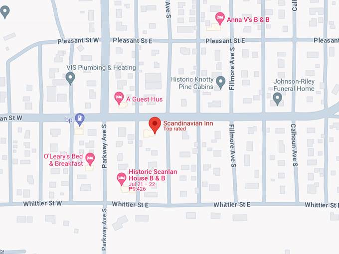 Scandinavian Inn 10 Map