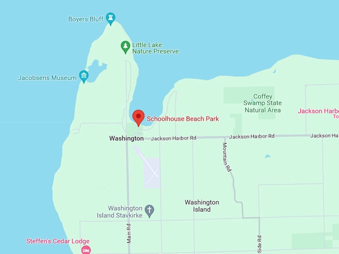 Schoolhouse Beach Park 10 Map