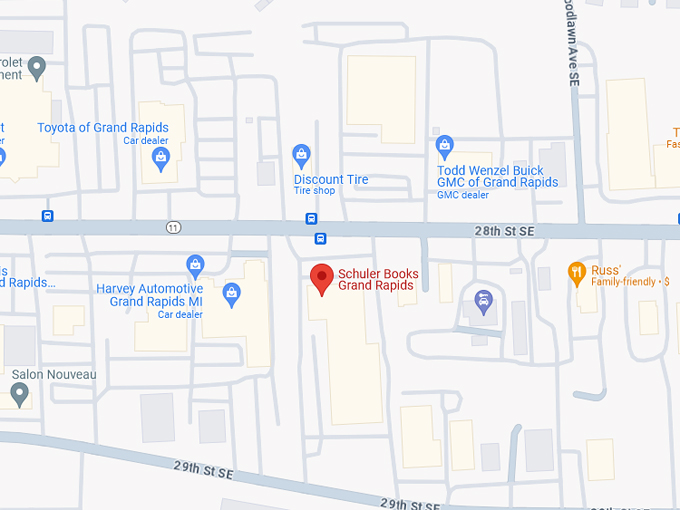 Schuler Books Grand Rapids 10 Map