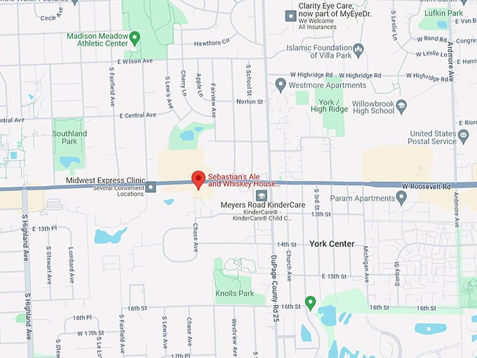 Sebastian's Ale and Whiskey House 10 Map