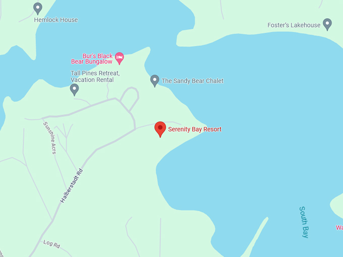 Serenity Bay Resort 10 Map