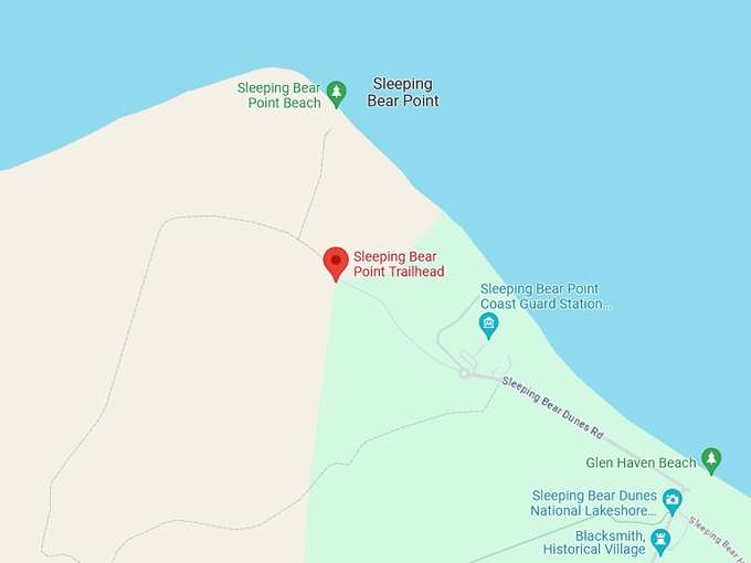 Sleeping Bear Point Trail 10 Map