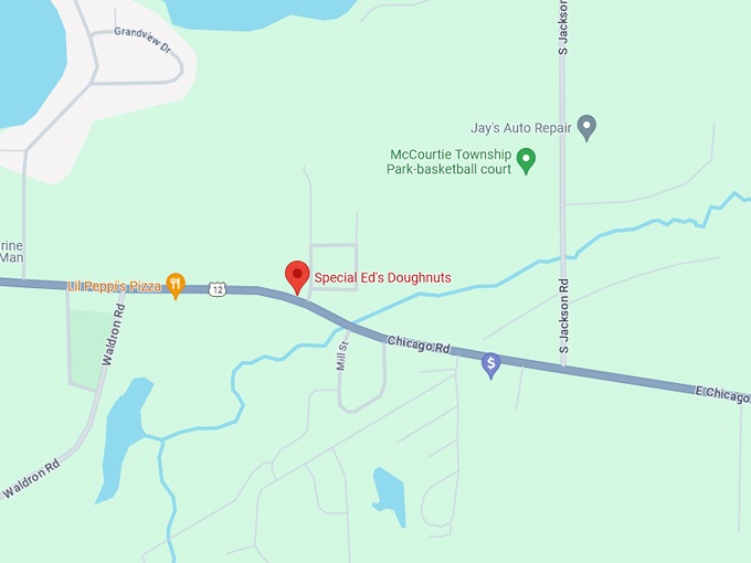 Special Ed’s Donuts 10 Map