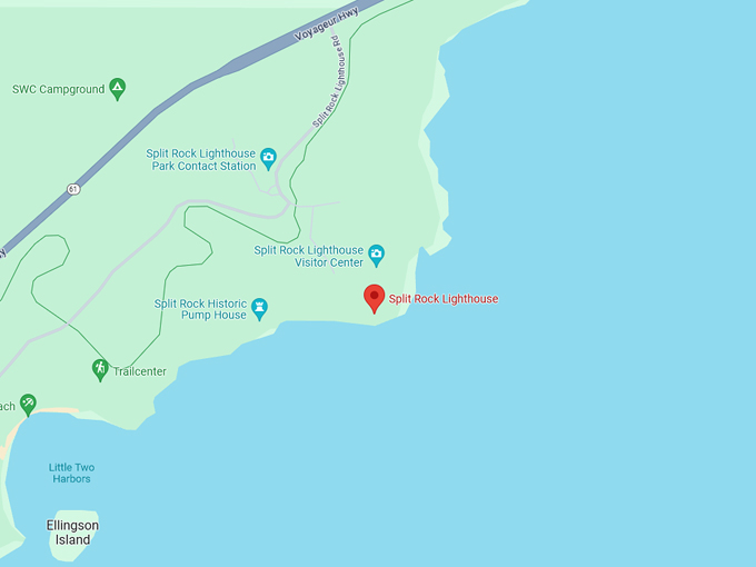 Split Rock Lighthouse 10 Map