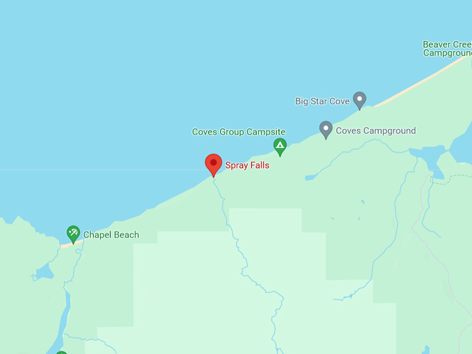 Spray Falls 10 Map