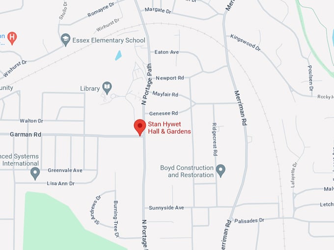 Stan Hywet Hall & Gardens 10 Map