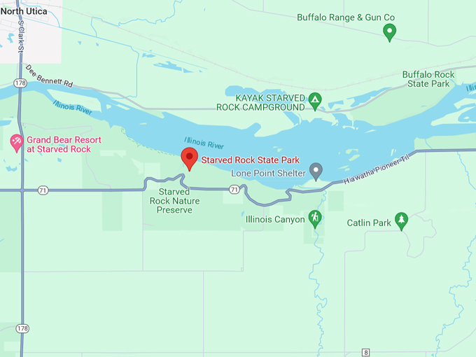 Starved Rock State Park Map